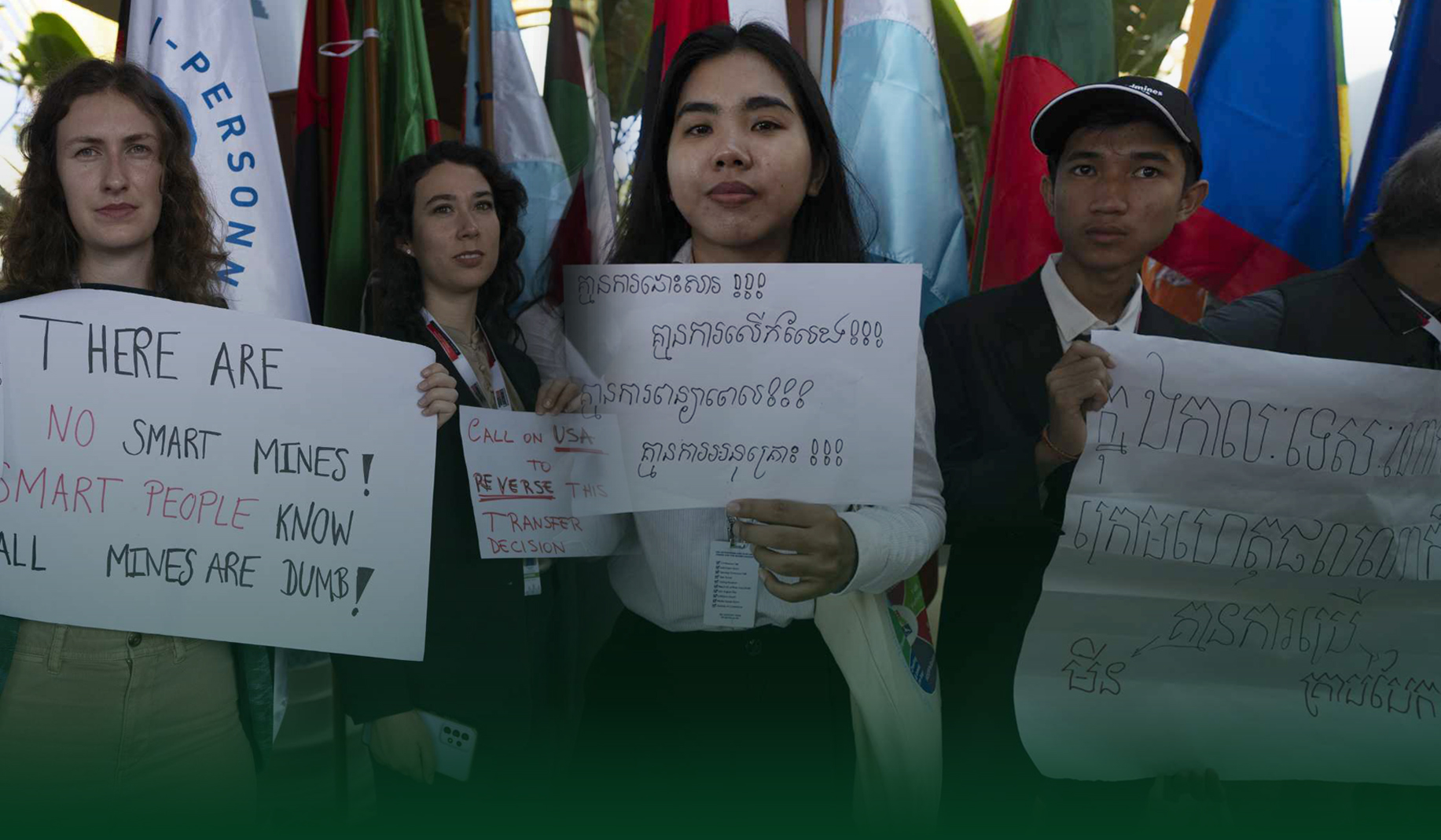 Delegates from around the world of ICBL-CMC comment on anti-mine action ...